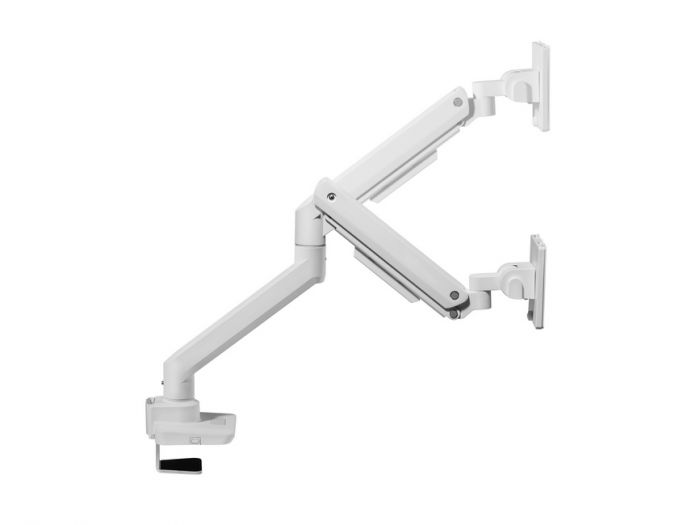 650181 17"-49" Heavy-Duty Monitor Desk Mount Bracket, White - Equip