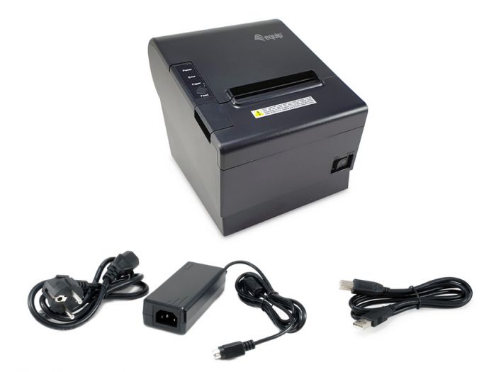 351004 80mm Thermal POS Receipt Printer with Auto Cutter, USB/Bluetooth ...