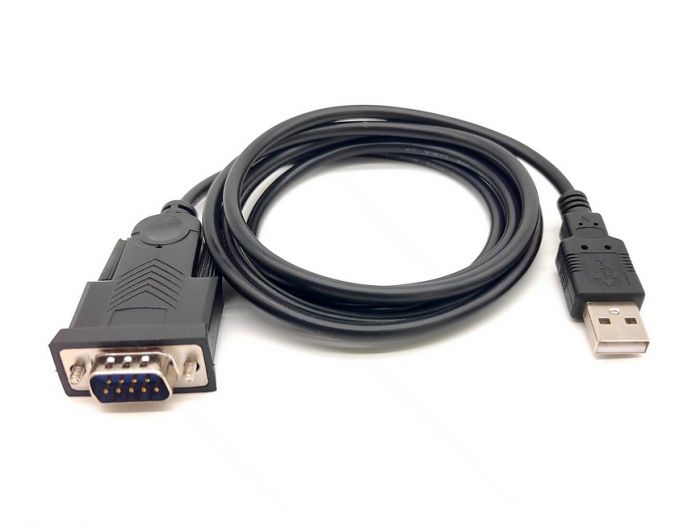 133391 USB-A to Serial Cable, USB 2.0 Male to DB9 RS-232 Male Adapter ...