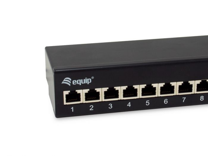 326622 12-Port Cat.6A Desktop Shielded Patch Panel, 1U, Class EA, Dual ...