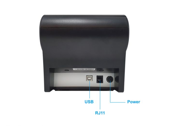 351004 80mm Thermal POS Receipt Printer with Auto Cutter, USB/Bluetooth ...
