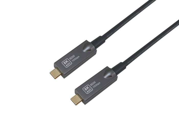 119467 USB-C to C Active Optical Cable, 7.5m, PD 60W, 8K/60Hz, 10Gbps ...