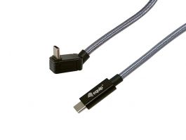 128422 USB 3.2 Gen 2x2 C to C U plug Cable, 2.0m, M/M, PD240W, 4K/60Hz ...